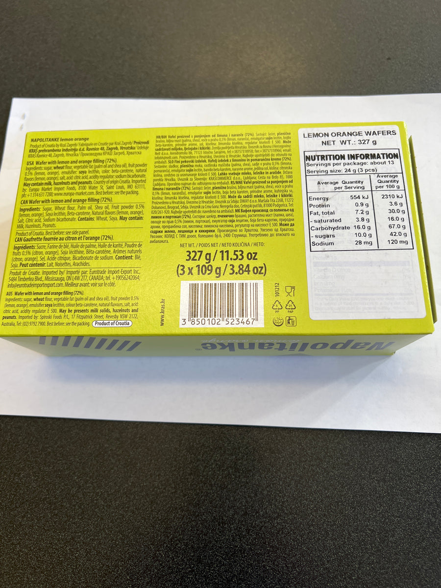 Kras limun narandja napolitanke – hannacoffee