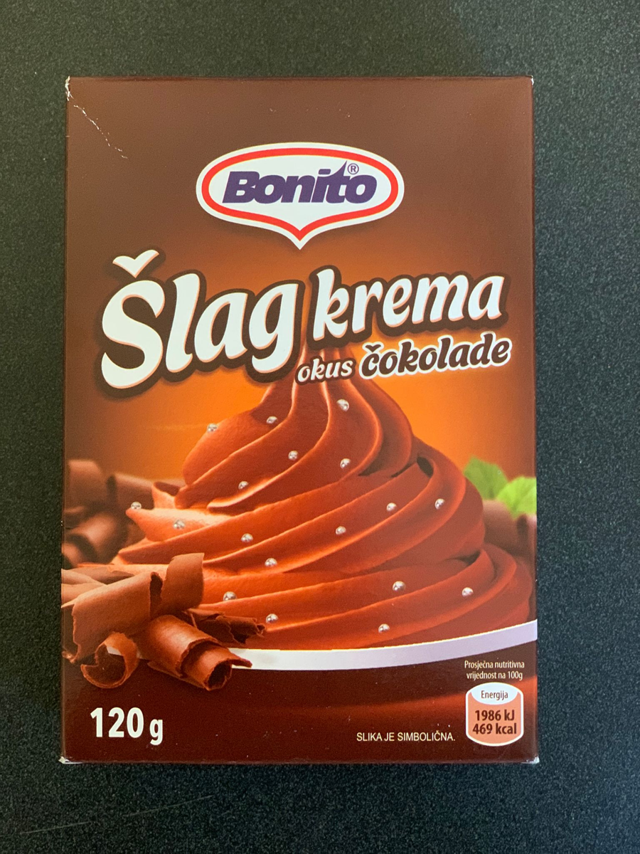 Bonito Whipped Cream (Chocolate) - Slag Krema (cokolade) 120g – hannacoffee